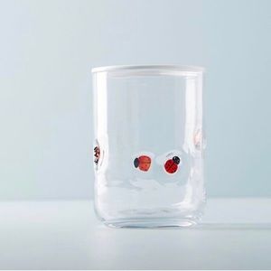 Anthropologie | Kitchen | Anthropologie Lady Bug Juice Glass | Poshmark
